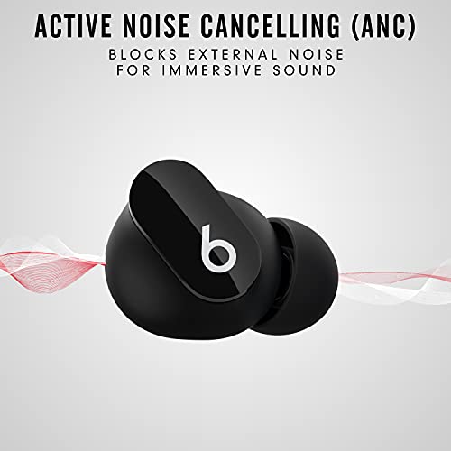 Beats Studio Buds – True Wireless Noise Cancelling Earbuds – Compatible with Apple & Android, Built-in Microphone, IPX4 Rating, Sweat Resistant Earphones, Class 1 Bluetooth Headphones - Black