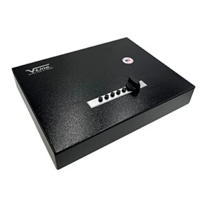 v-line ind. top draw xd quick access pistol safe, black