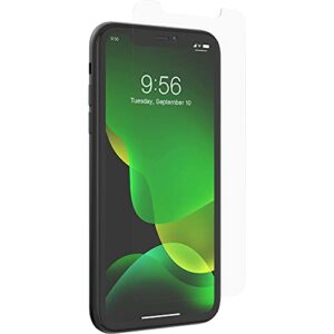 ZAGG InvisibleShield Glass Elite+ Screen Protector for iPhone 11 and iPhone XR – Anti-Microbial Technology, Smudge-Free ClearPrint, Extreme Shatter, Impact and Scratch Protection