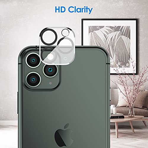 JETech Privacy Screen Protector for iPhone 11 Pro Max 6.5-Inch with Camera Lens Protector, Anti Spy Tempered Glass Film, 2-Pack Each