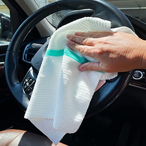 Platinum Series Microfiber Towel Cleaning Cloth Soft Highly Absorbent Lintless Streak-Free Reusable Microfiber Towels for Car Interior, Exterior, Auto Detailing, Drying, House, Pack of 30