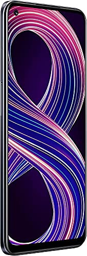 realme 8 5G + 4G Volte GSM Unlocked Global USA Latin Europe Octa Core 48MP Triple Camera (NOT Verizon/Boost/CDMA) (Black Supersonic, 128GB+4GB)