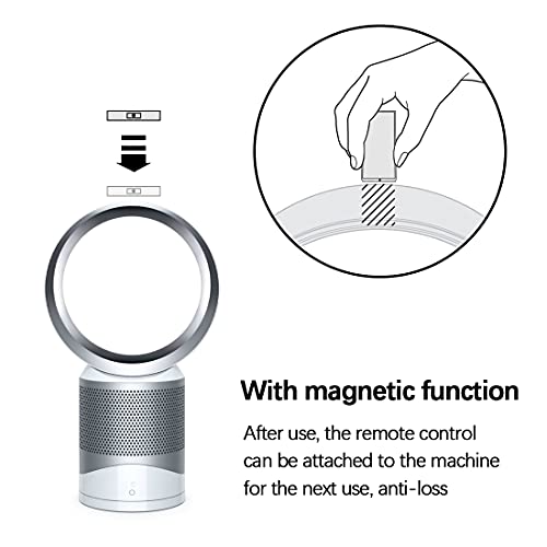 967400-01 Magnetic Remote Control Replacement for Dyson Pure Cool Link DP01 DP03 TP02 TP03 Purifier Fan