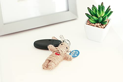 Watchover Voodoo - String Voodoo Doll Keychain – Novelty Voodoo Doll for Bag, Luggage or Car Mirror - Dumbass Voodoo Keychain, 5 inches