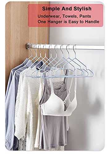 Wire Hangers 20pack Durable Coat Hangers Strong Heavy Duty Stainless Steel Metal Hangers Ultra Thin Space Saving Clothes Hangers Fit for Shirt Dress Jacket, Overcoat，Suit Hangers Clothing