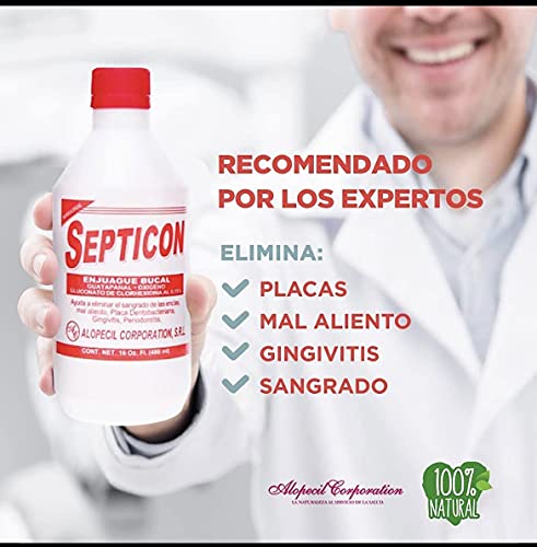 Septicon Mouthwash 16oz (Dominican Republic version)