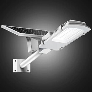 gebosun solar street lights outdoor,60w,6000lm,high brightness dusk to dawn led lamp,6000k,ip65 waterproof ip65 waterproof solar led flood light for parking lot,yard,garden,patio,stadium