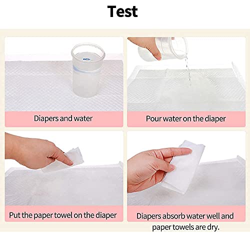 Pet Small Rat Large Toilet & 100 Pcs Rabbit Pee Pads, 18" x 13" Pet Toilet/Potty Training Pads, Oversize Litter Box for Small Animal/Large Rabbit/Guinea Pig/Ferret