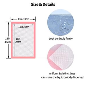 Pet Small Rat Large Toilet & 100 Pcs Rabbit Pee Pads, 18" x 13" Pet Toilet/Potty Training Pads, Oversize Litter Box for Small Animal/Large Rabbit/Guinea Pig/Ferret