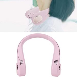 Neck Fan,Pink Adjustable Hanging Neck Fan Portable Mini USB Electric Fan for Outdoor Home