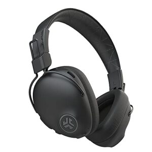 jlab studio pro anc bluetooth wireless over-ear headphones | 45+ hour bluetooth 5 playtime | smart active noise cancellation | eq3 sound | ultra-plush faux leather and cloud foam cushions | black