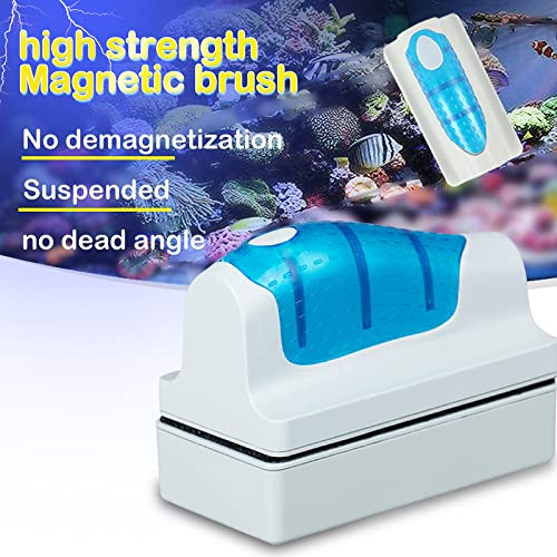 SUNWEN Magnetic Aquarium Glass Cleaner, Fish Tank Algae Scraper, Strong Magnet (Large2, AQ-03)