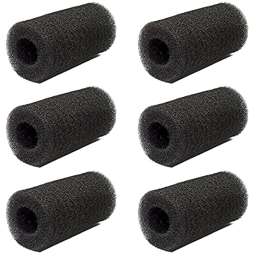 yuntop 6pcs Pre-Filter Sponge, Pre Filter Foam Sponge Roll for Aquarium Fish Tank (8 x 4cm /3.1x1.6 inch)