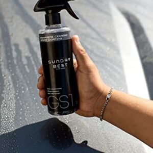 Sunday Best Car Care | Graphene Ceramic Spray Top Coat, All Surface Protection Coating for Cars & Trucks, Commercial Grade Hybrid Wax Solution (16oz)