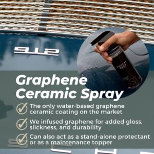 Sunday Best Car Care | Graphene Ceramic Spray Top Coat, All Surface Protection Coating for Cars & Trucks, Commercial Grade Hybrid Wax Solution (16oz)