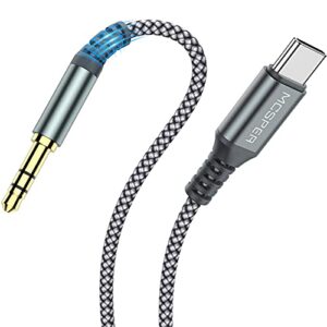 usb c to 3.5mm audio aux jack cable, 3.3ft usb type c to male adapter dongle cable cord car headphone compatible with samsung galaxy s23 s22 s21 s20 ultra note 20 10 s10 s9 plus,ipad pro,pixel 4 3 xl