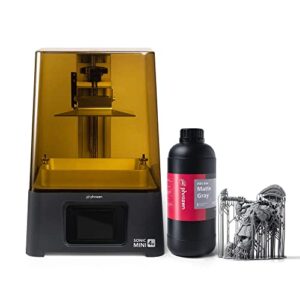 phrozen sonic mini 4k 3d printer bundle with phrozen abs-like matt gray resin 1kg