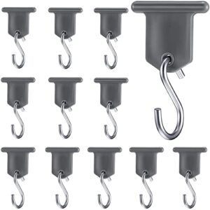 takavu rv awning hooks for light camping, party light clip hanger camper awning hook for christmas camping tent indoor outdoor decor, easily slide into rv awning roller bar channel (12pcs)