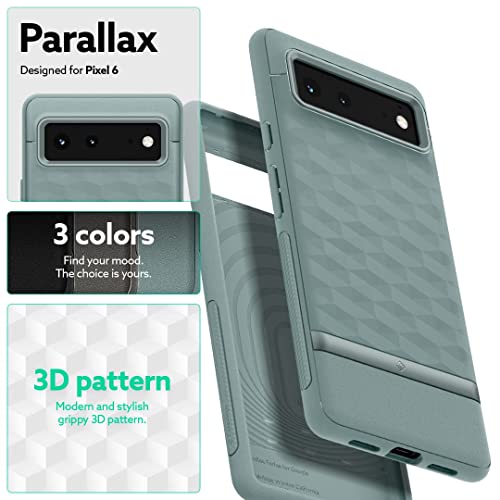 Caseology Parallax Protective Case Compatible with Google Pixel 6 Case (2021) - Sage Green