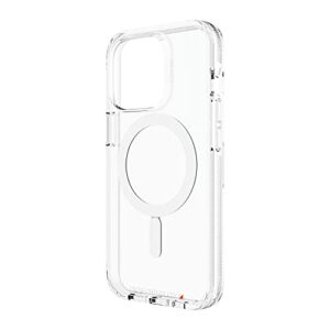 ZAGG Gear4 Crystal Palace Snap Case for Apple iPhone 13 Pro Max - Crystal Clear Impact Protection with MagSafe Compatibility - Clear