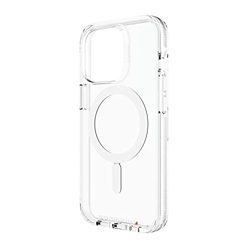 ZAGG Gear4 Crystal Palace Snap Case for Apple iPhone 13 Pro Max - Crystal Clear Impact Protection with MagSafe Compatibility - Clear