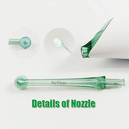 2PCS Flosser Replacement Tips,Oral Irrigator Nozzle Fit for Philips Soni Care AirFloss HX8211/HX8240/HX8140/HX8141,Flosser Replacement Heads Compatible with Philips Oral Irrigator & Dental Flosser