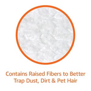 Amazon Basics Quilted Heavy Duty Dry Floor Cloths to Clean Dust, Dirt, Pet Hair, 44 Count (Pack of 1), White, 11" x 8.7"