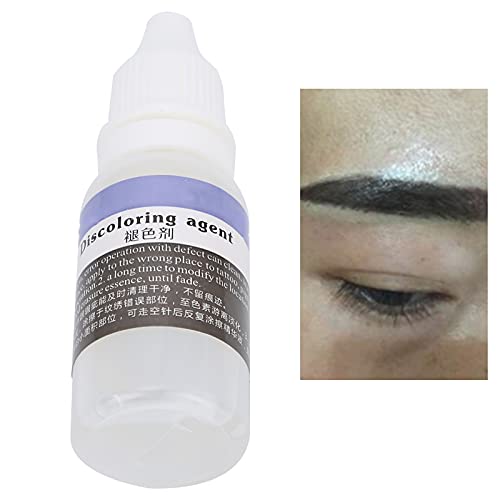 Tattoo Correction Serum Permanent Makeup Pigment Removal Liquid Painless Pigment Fading Agent Eyebrow Lip Microblading Remover Microblading Error Correction Agent Eyebrow Supply 15ml