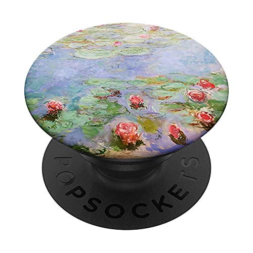 Monet's Water Lilies Modern Art Impressionism Painting Cover PopSockets Swappable PopGrip