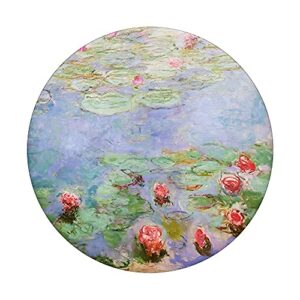 Monet's Water Lilies Modern Art Impressionism Painting Cover PopSockets Swappable PopGrip