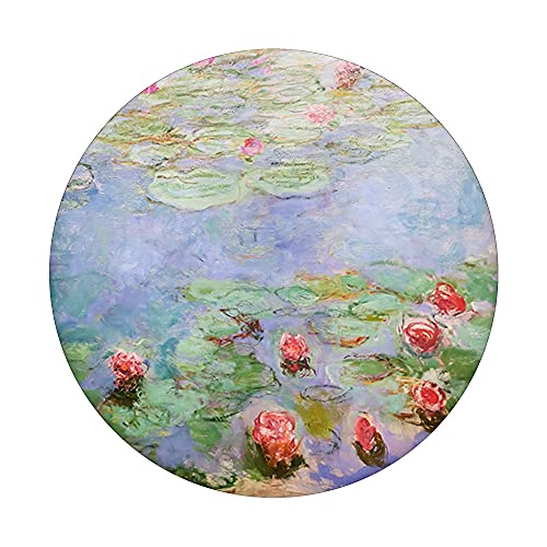 Monet's Water Lilies Modern Art Impressionism Painting Cover PopSockets Swappable PopGrip