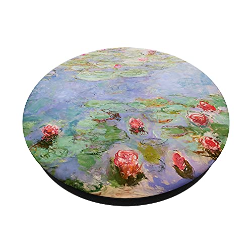 Monet's Water Lilies Modern Art Impressionism Painting Cover PopSockets Swappable PopGrip