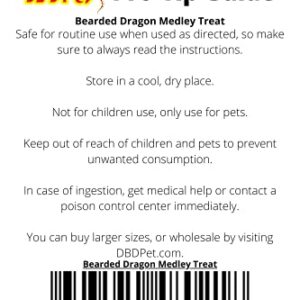 Fluker's Bearded Dragon Medley Treat Food 3.2oz - Includes Attached DBDPet Pro-Tip Guide