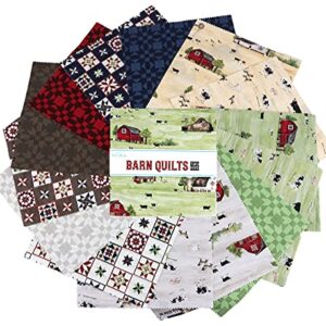 Tara Reed Barn Quilts 10 Stacker 42 10-inch Squares Layer Cake Riley Blake Designs 10-11050-42, Assorted