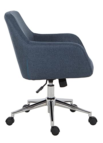 JC Home Texas Office Desk Chair, Small, Navy