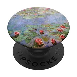 monet's water lilies modern art impressionism painting cover popsockets swappable popgrip