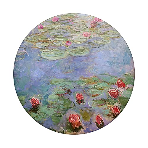 Monet's Water Lilies Modern Art Impressionism Painting Cover PopSockets Swappable PopGrip