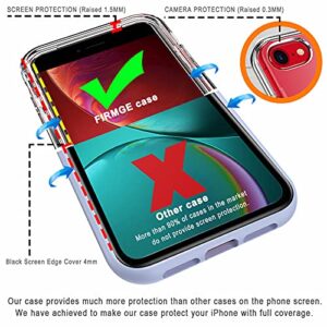 FIRMGE for iPhone SE 2020 Case, Compatible iPhone 8/7 / 6S / 6 Case 4.7 Inch, with [2 x Tempered Glass Screen Protector] 360 Full-Body Coverage Heavy Duty Shockproof Phone Protective Cover- LK001