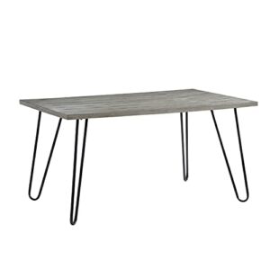 Lexicon Elyse Dining Table, Gray/Black