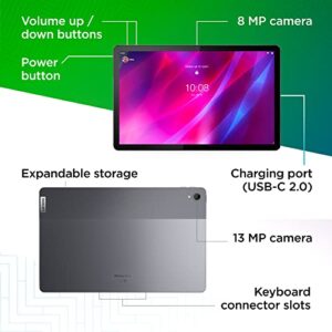 Lenovo Tab P11 Plus (1st Gen) - 2021 - Tablet - Long Battery Life - 11" LCD - MediaTek Octa-Core Processor - 6GB Memory - 128GB Storage - Android 11 - Bluetooth & Wi-Fi - Keyboard & Pen Included