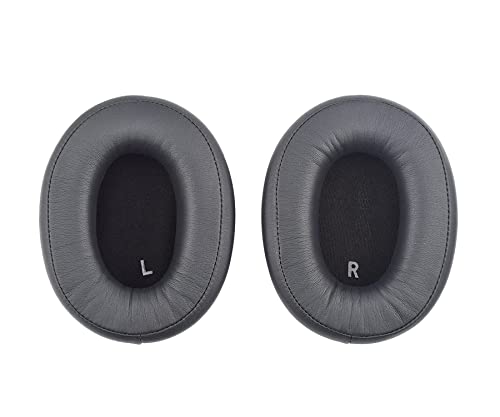 Replacement Ear Pads Compatible with Audio-Technica ATH-SR9 ATH-DSR9BT ATH-DSR7BT Headphones Ear Cushions, Headset Earpads, Soft Protein Leather Headset Ear Covers Cups