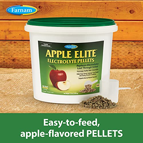 Farnam Apple Elite Electrolyte Pellets 7.5 pounds, 40 Day Supply