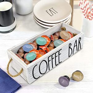 Megsooul Coffee Station Organizer Coffee Pods Holder Coffee Bar Organizer Counter, K Cup Holder Organizer Coffee Capsule Holder, Kpod Coffee Pod Storage Holder, Coffee Bar Accessories Decor