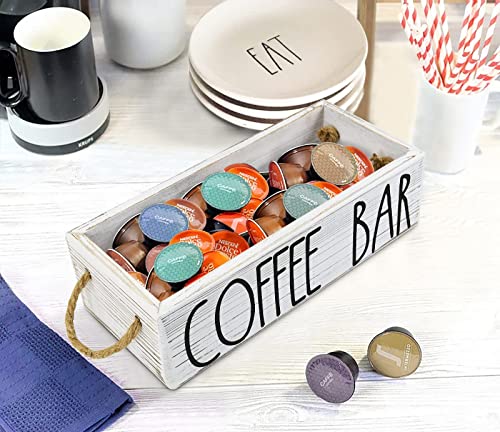 Megsooul Coffee Station Organizer Coffee Pods Holder Coffee Bar Organizer Counter, K Cup Holder Organizer Coffee Capsule Holder, Kpod Coffee Pod Storage Holder, Coffee Bar Accessories Decor