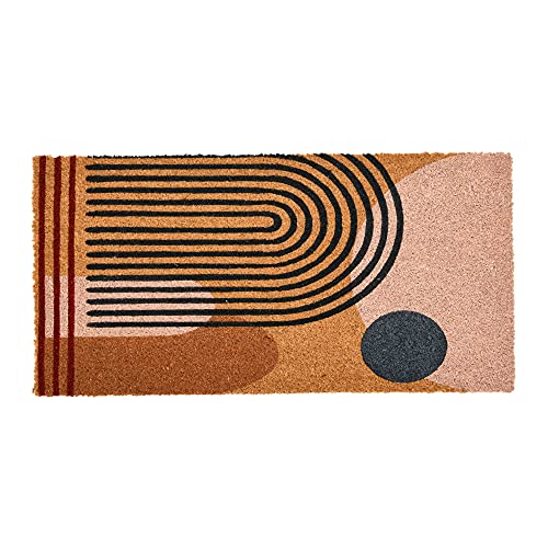 Main + Mesa Geometric Coir Doormat