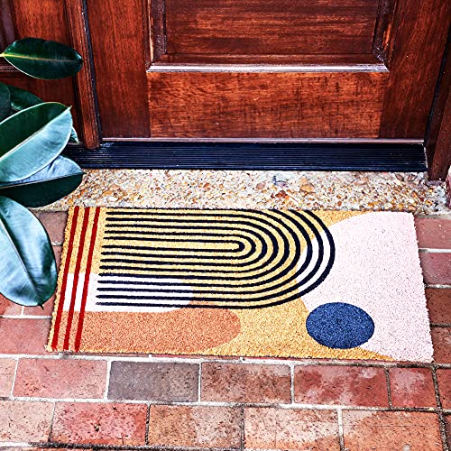 Main + Mesa Geometric Coir Doormat