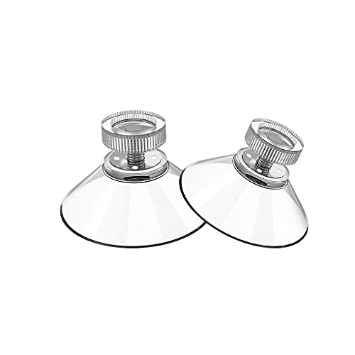 Cuawan 4/10Pcs Suction Cup Hooks M4 Screw Transparent Suction Cup Clear Plastic Sucker Hooks Replacement Fit for Glass Table Tops Kitchen Bathroom Storage Tool