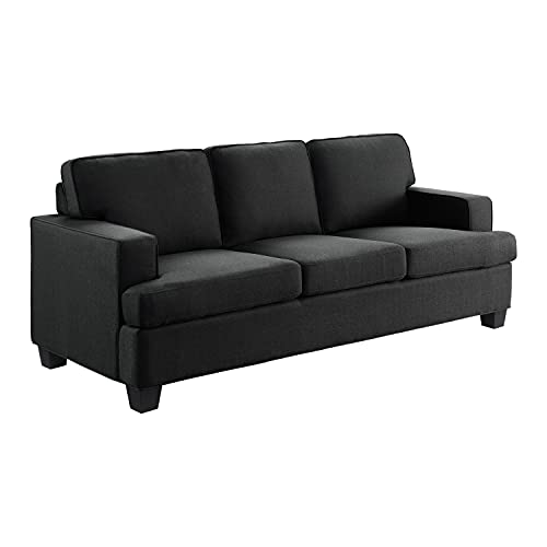 Lexicon Fernleaf Living Room Sofa, Black