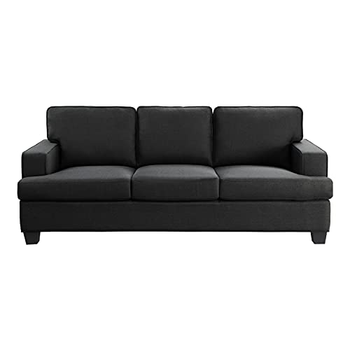 Lexicon Fernleaf Living Room Sofa, Black