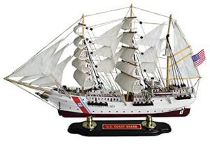 sailingstory wooden model ship us coast guard eagle barque ship model sailboat decor uscg 1936 replica medium